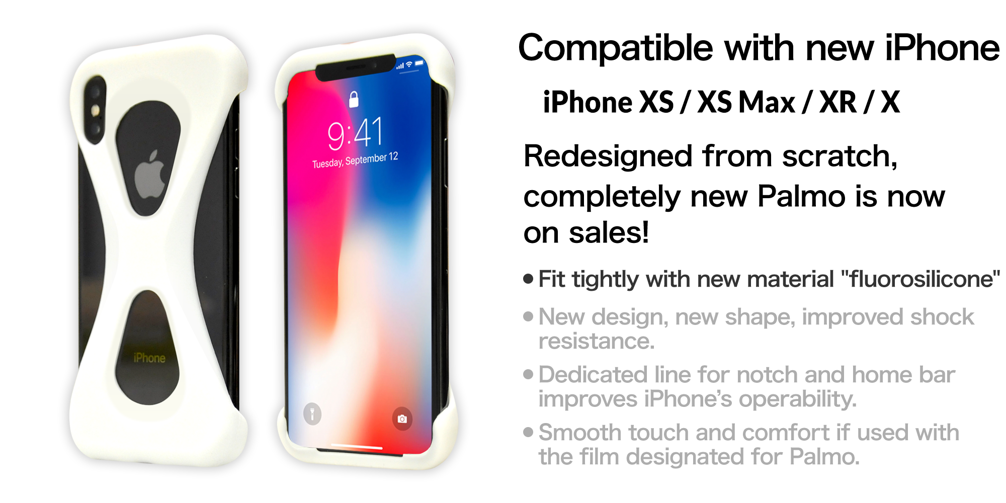 [Palmo] Impact resistant iPhone case with fall protection feature.